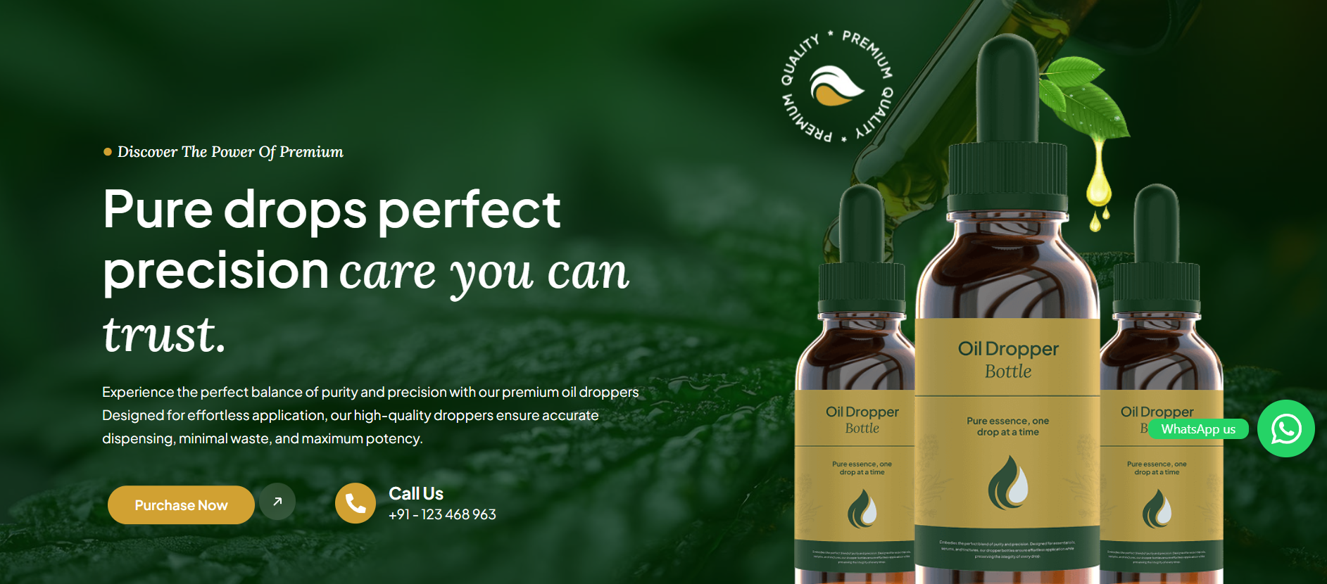 Leigaherbs – Sentuhan Alami – Pure Drops, Perfect Precision, Care You ...